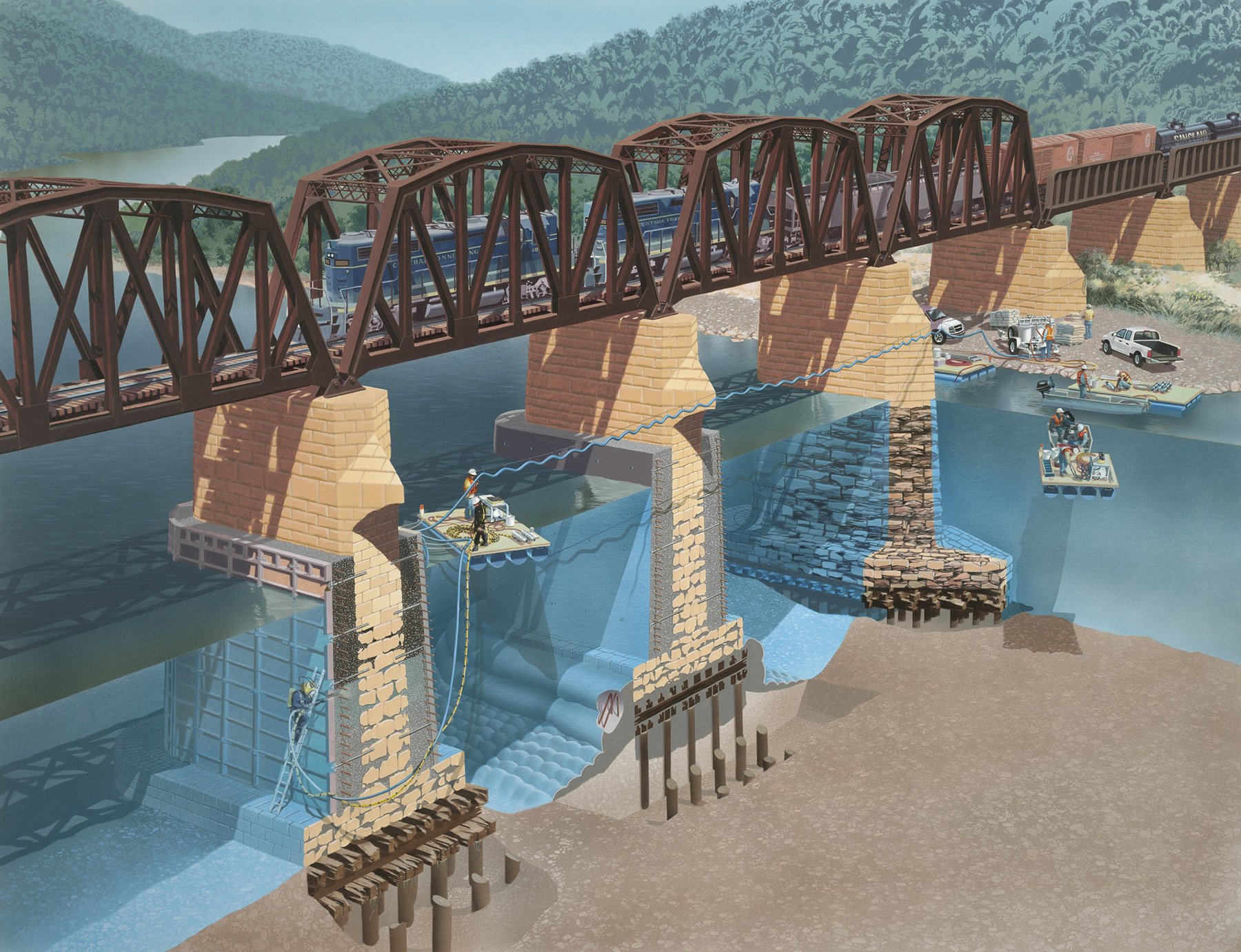 Effective Solutions For Underwater Scour Repair Effective Solutions For Underwater Scour Repair